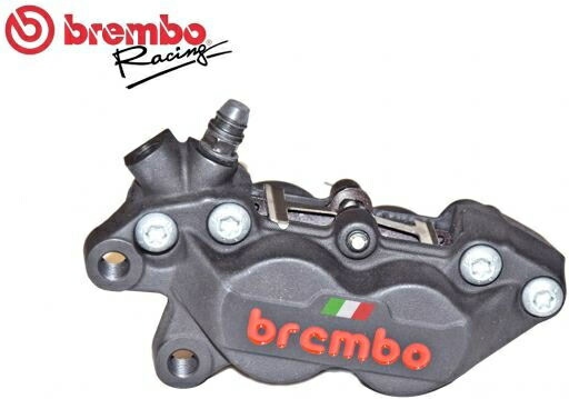 【楽天市場】Brembo / ブレンボ 左 フロントブレーキキャリパー ブラックチタニウム レッド LOGO ITA FLAG P4-40C ...
