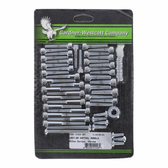 【楽天市場】GARDNER-WESTCOTT Big Twin side cover mount kit- chrome allen | 510630：ワンダーテック