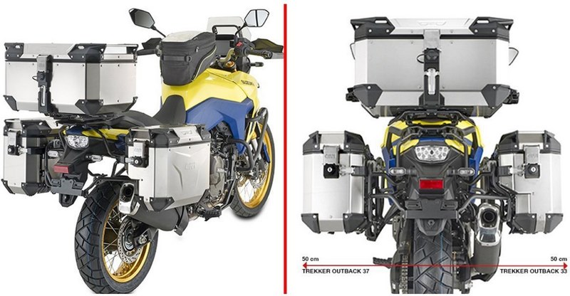【楽天市場】GIVI / ジビ Monokey CAM サイドケース用キャリア 右 - Suzuki V-Strom 800DE/SE (23 ...
