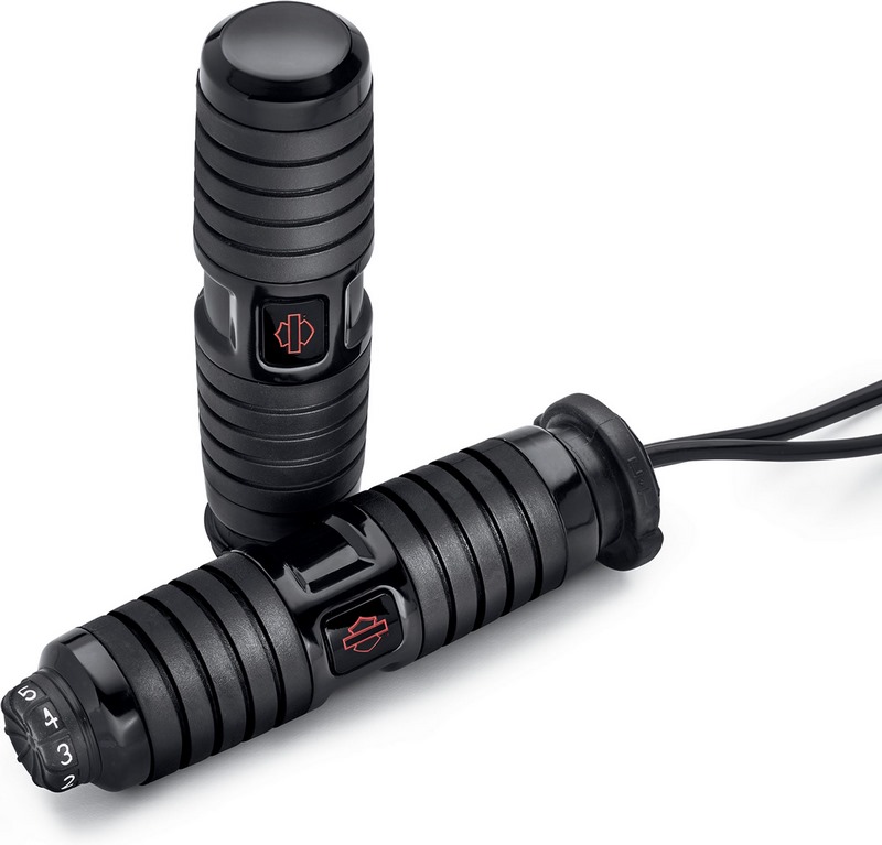 【楽天市場】ハーレーダビッドソン カフナ ヒーテッドハンドグリップ グロスブラック | 56100331：ワンダーテック