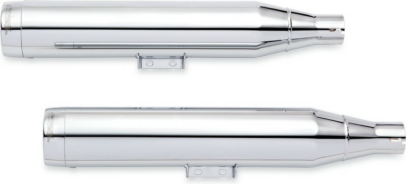 【楽天市場】Harley-Davidson Screamin' Eagle? Street Cannon Mufflers - Chrome ...