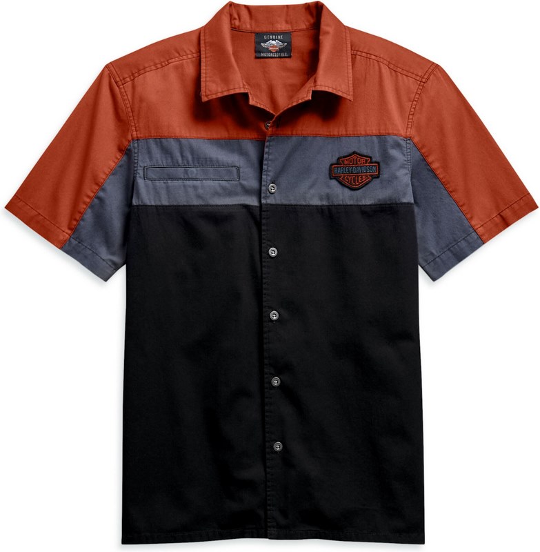 【楽天市場】Harley-Davidson Copperblock Shirt- Black | 99080-20VM：ワンダーテック