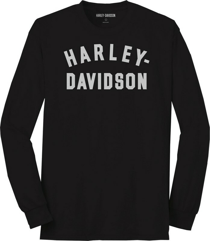【楽天市場】Harley-Davidson Men'S Staple Longsleeve Tee- Black Beauty 2 ...