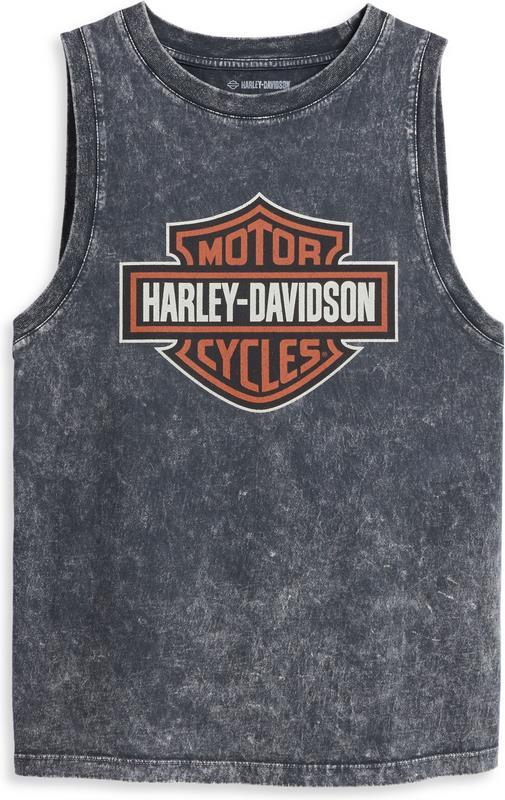 【楽天市場】Harley-Davidson Women'S Chrome Warrior Vintage Wash Muscle Tank ...