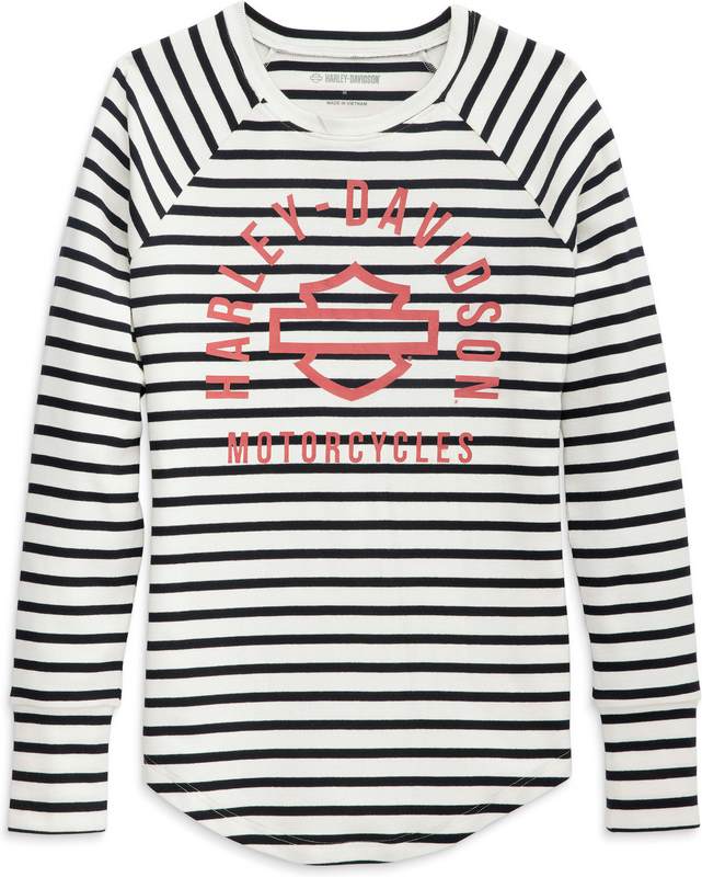 【楽天市場】Harley-Davidson Bodysuit-Knit- Yarn Dyed Stripe-Schwarze Sch ...