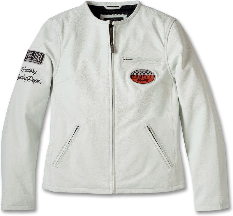 【楽天市場】Harley-Davidson 120Th Anniversary Cafe Racer Leather Jacket For ...
