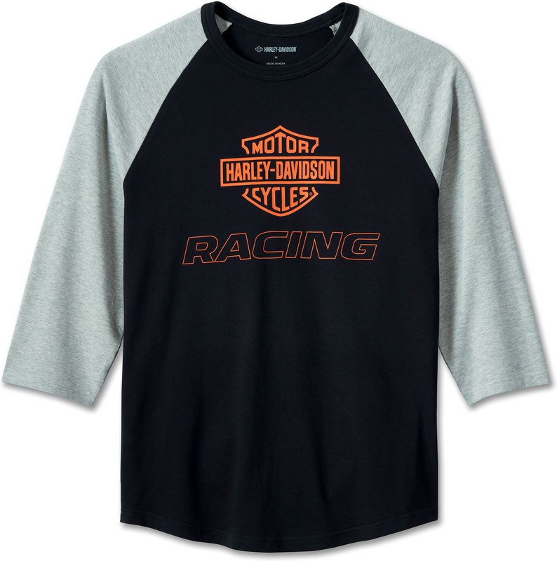 【楽天市場】Harley-Davidson Tee-Knit- Colorblock-Design-Black Beauty | 96046 ...