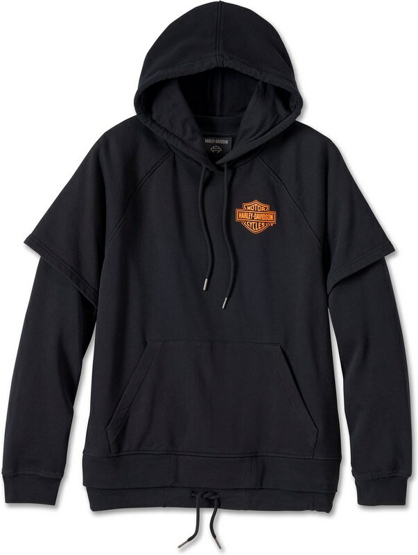 【楽天市場】Harley-Davidson Hoodie-Knit- Black Beauty | 96111-24VW：ワンダーテック
