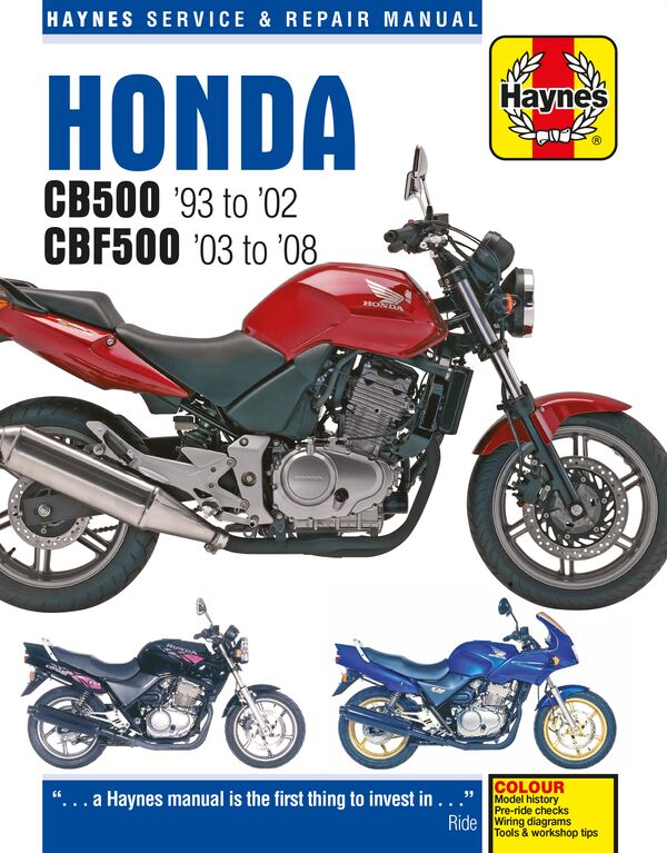 【楽天市場】HAYNES HONDA CB500 93-08：ワンダーテック