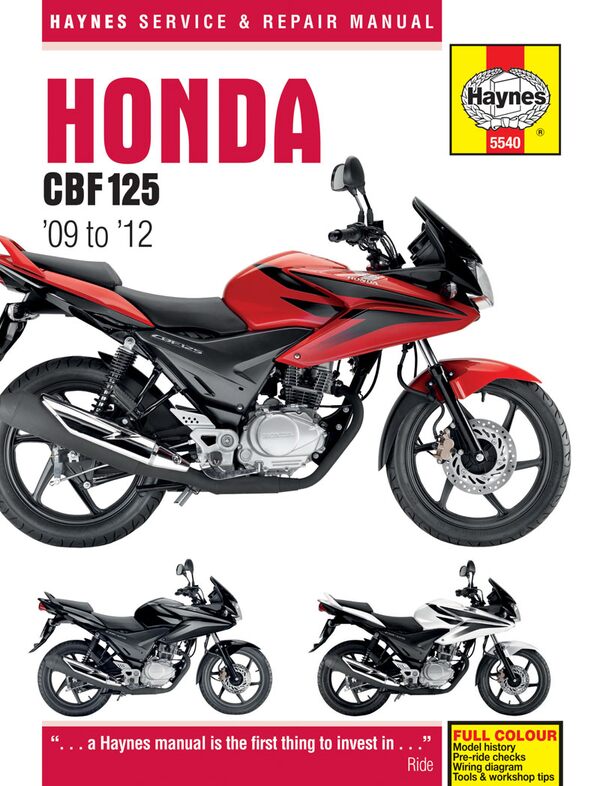 【楽天市場】HAYNES HONDA CBF125 (09-17)：ワンダーテック