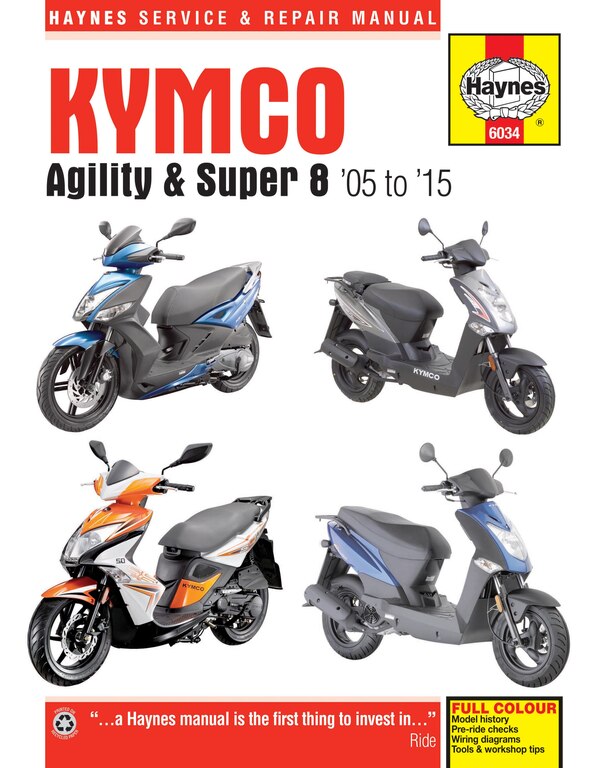 【楽天市場】HAYNES KYMCO AGILITY & SUPER 8 (：ワンダーテック