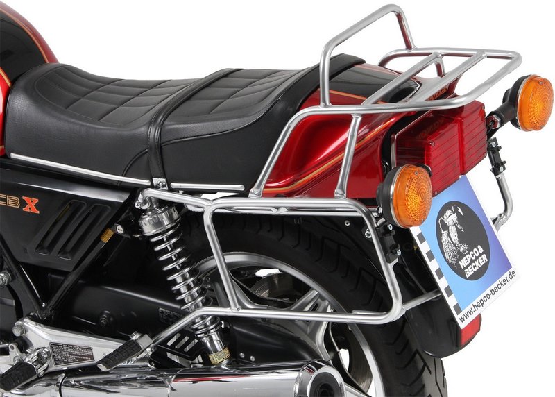 【楽天市場】ヘプコ＆ベッカー サイド + トップケースキャリアセット クロム Honda CBX 1000 / 1978-1980 ...