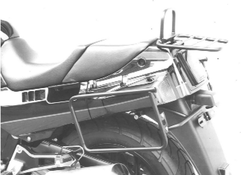 【楽天市場】ヘプコ＆ベッカー サイドキャリア パーマネントマウント ブラック Kawasaki GPZ 1000 RX | 650241 00 ...