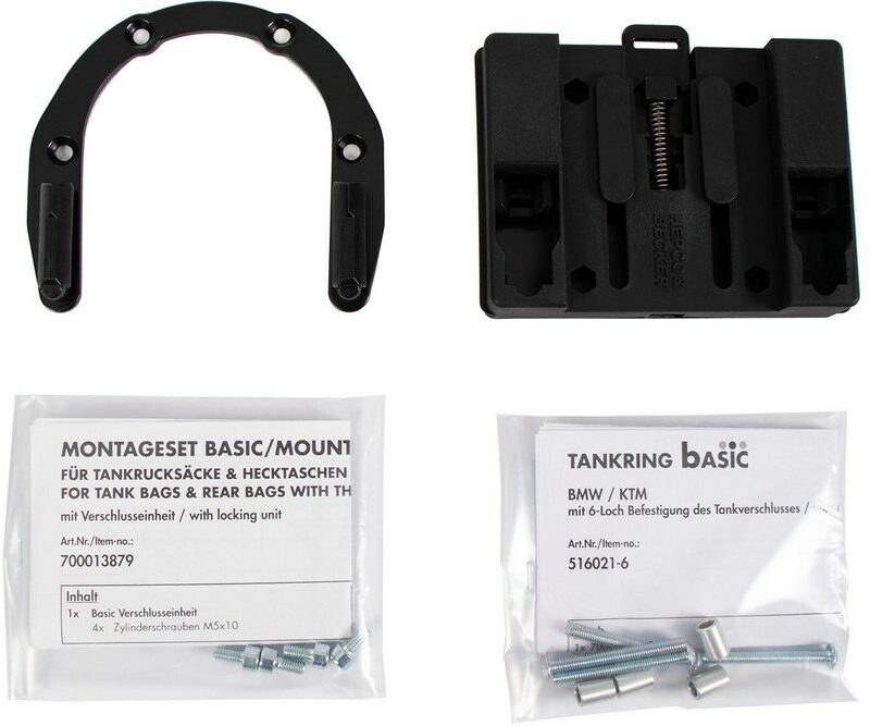 【楽天市場】Hepco & Becker タンクリングベーシックファステナー付きタンクバッグ用 BMW R 1200 RS (2015 ...