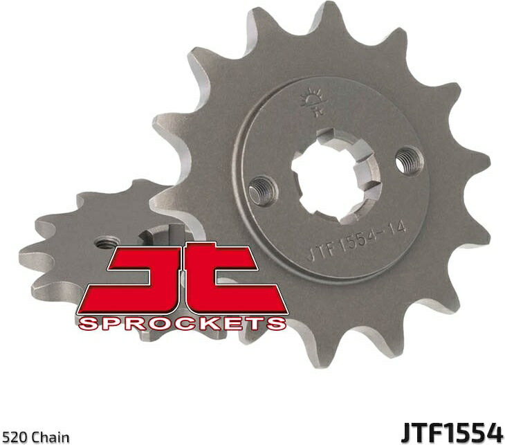 【楽天市場】JT スプロケットS Front スプロケット 12 Teeth Steel スタンダード 520 Pitch Type 1554 | JTF1554.12：ワンダーテック