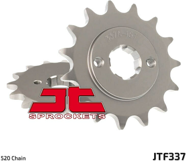 【楽天市場】JT スプロケットS Front スプロケット 12 Teeth Steel スタンダード 520 Pitch Type 337 | JTF337.12：ワンダーテック