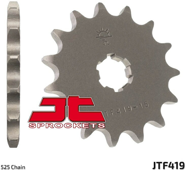 【楽天市場】JT スプロケットS Front スプロケット 14 Teeth Steel スタンダード 520 Pitch Type 419 Suzuki TS250/GT | JTF419 ...