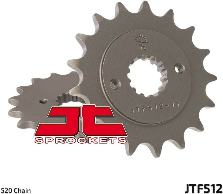 【楽天市場】JT スプロケットS Front スプロケット 17 Teeth Steel スタンダード 520 Pitch Type 512 Kawasaki ER-5 | JTF512.17 ...