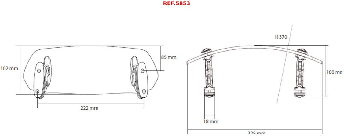 【楽天市場】Puig／プーチ マルチアジャスタブル バイザー スクリュー取り付け- クリア | 5853W：ワンダーテック