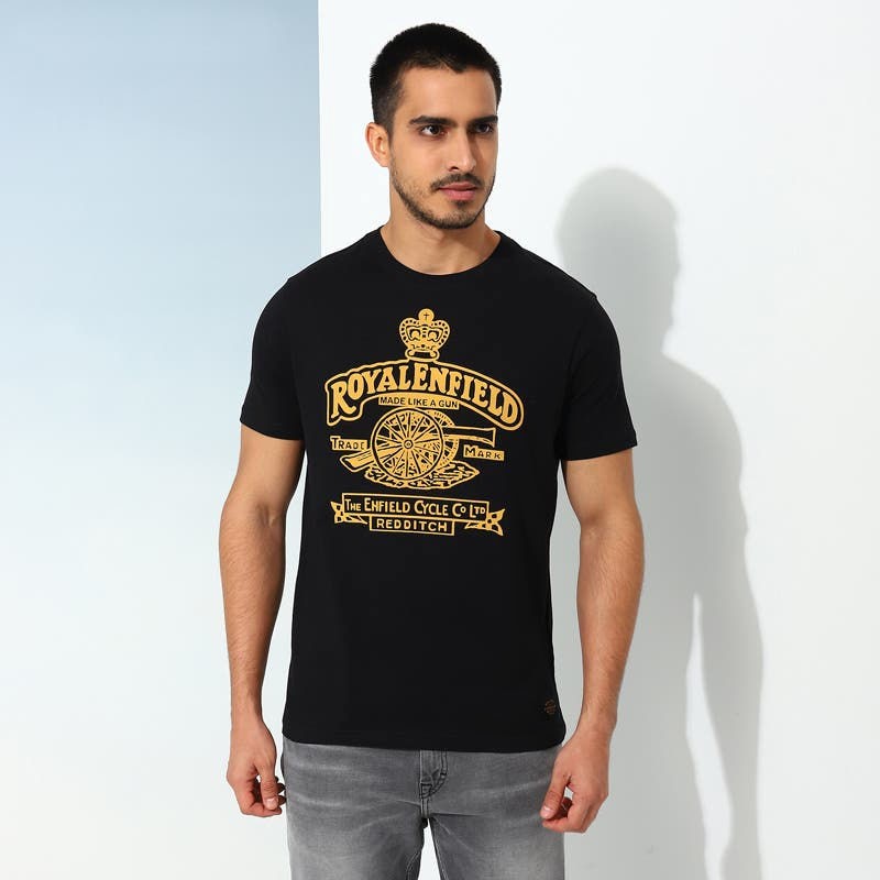 【楽天市場】ROYAL ENFIELD / ロイヤルエンフィールド純正 Mlg Retro T-Shirt - Black ...