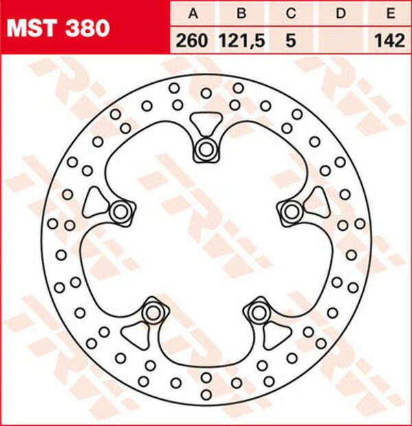 【楽天市場】TRW BRAKE ROTOR FIX ROUND L/R | MST380：ワンダーテック