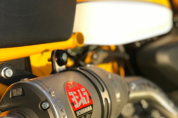 【楽天市場】Yoshimura / ヨシムラ USA Monkey 19-22 RS-3 Stainless Slip-On Exhaust- W/ Stainless Muffler ...