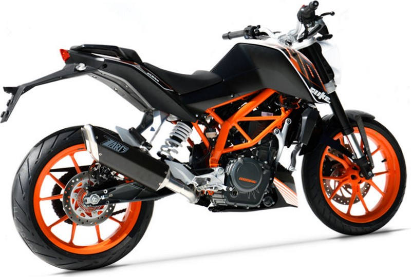 【楽天市場】Zard / ザードマフラー ステンレススチール -ALU レーシング スリップオン KTM DUKE 390 (2010 ...