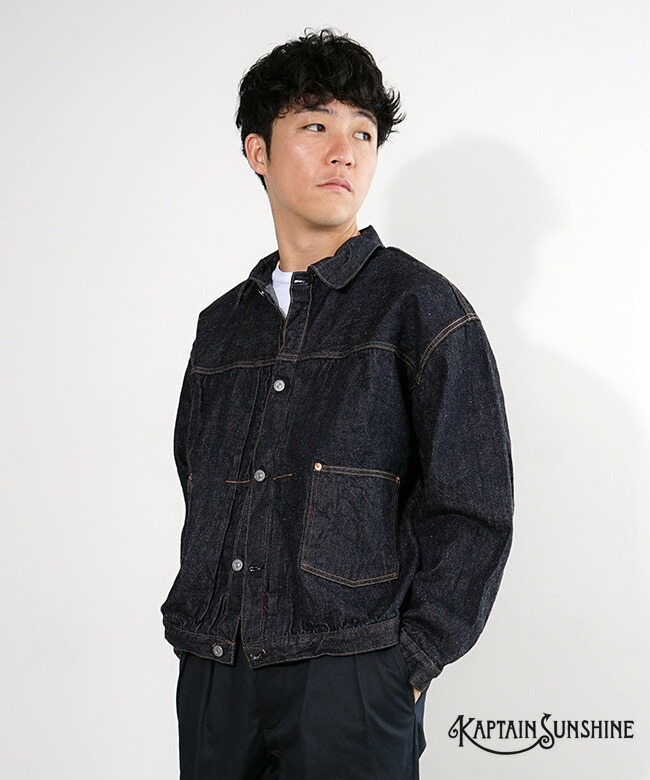 【楽天市場】[KS24FJK16]KAPTAIN SUNSHINE(キャプテンサンシャイン)Denim Tracker 2P Jacket ...