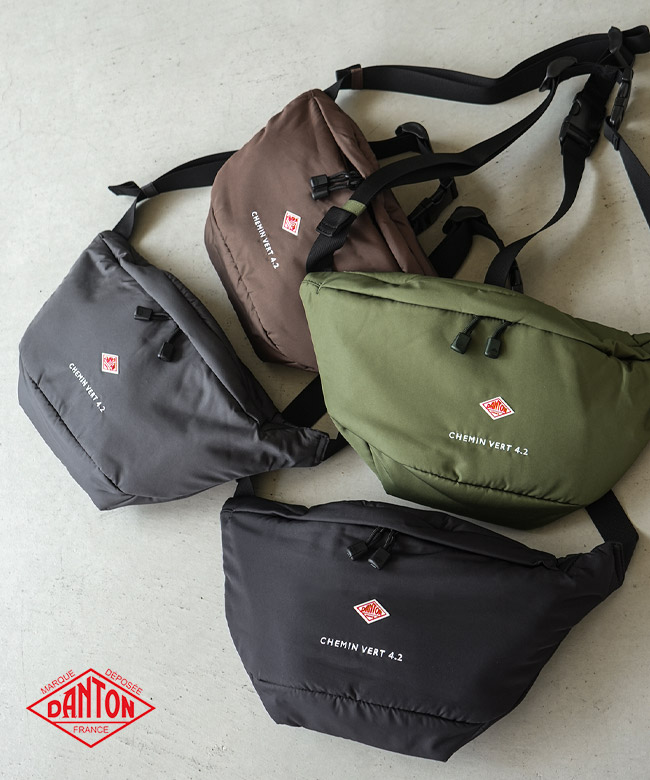 【楽天市場】 [CHEMIN-VERT-4-2]DANTON(ダントン) POLYESTER TAFFETA SLING BAG〈CHEMIN VERT 4.2〉ポリエステルタフタスリング ...