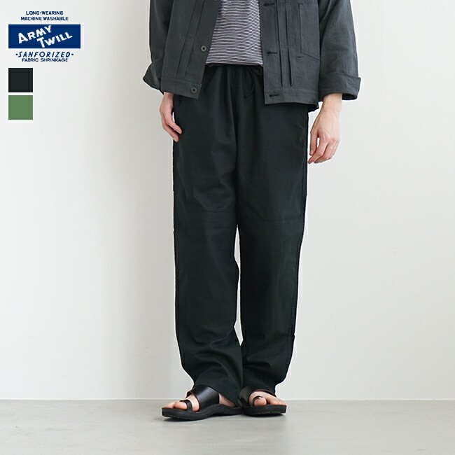 【楽天市場】【SALE 50%OFF】[AM-2315005]ARMY TWILL(アーミーツイル) Cotton/Linen Slab ...