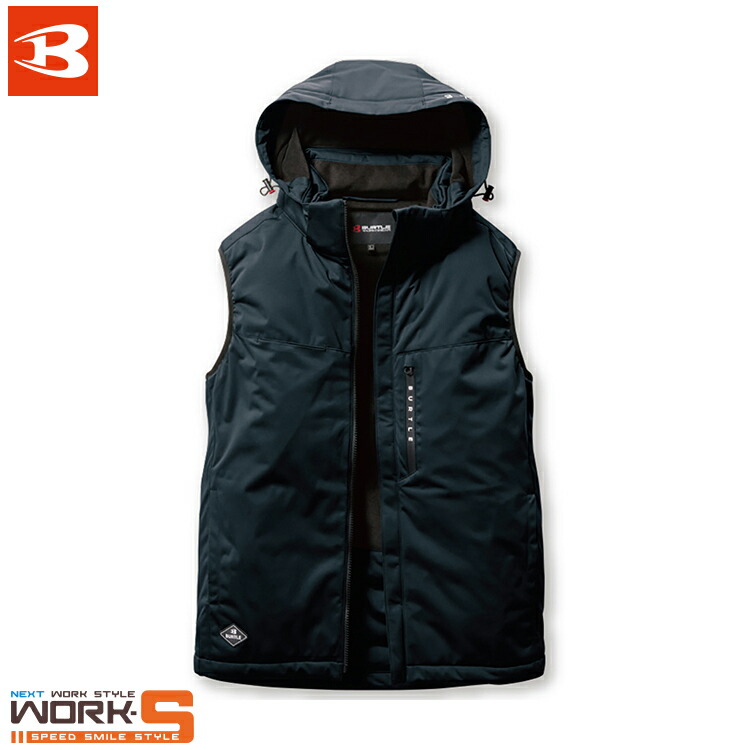 【楽天市場】BURTLE バートル3264 ストレッチフーディ防寒ベスト S M L XL XXL 3XL あったかい 秋冬対応 ワークウェア 作業着 作業服 セール中！！：ワークエス