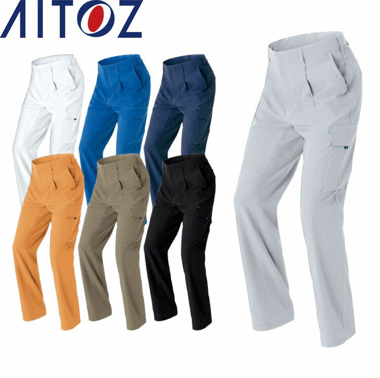 【楽天市場】AITOZ 60421 カーゴパンツ（1タック） 【 作業服 作業着 アイトス】：ワークハンター楽天市場店