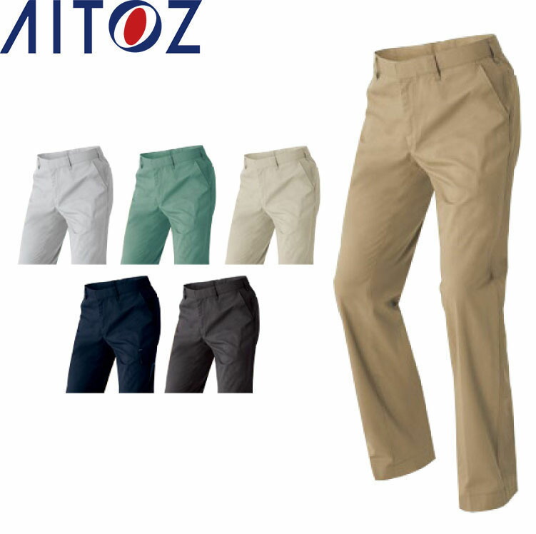 【楽天市場】AITOZ 60720 ワークパンツ（ノータック） 【 作業服 作業着 アイトス】：ワークハンター楽天市場店