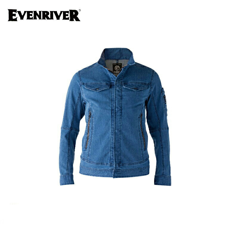 【楽天市場】EVENRIVER ERX407 エクストリームストレッチデニムブルゾン オールシーズン対応 【作業着 作業服 イーブンリバー】：ワークハンター楽天市場店