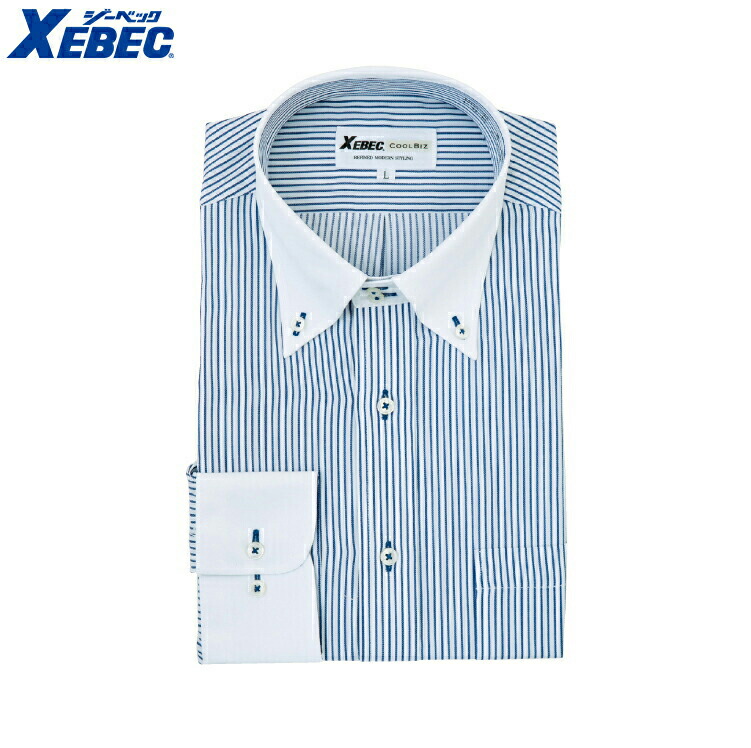【楽天市場】XEBEC 15154 クレリック長袖シャツ 小さめサイズ 普通サイズ 大きめサイズ 【 作業服 作業着 ジーベック】：ワークハンター楽天市場店