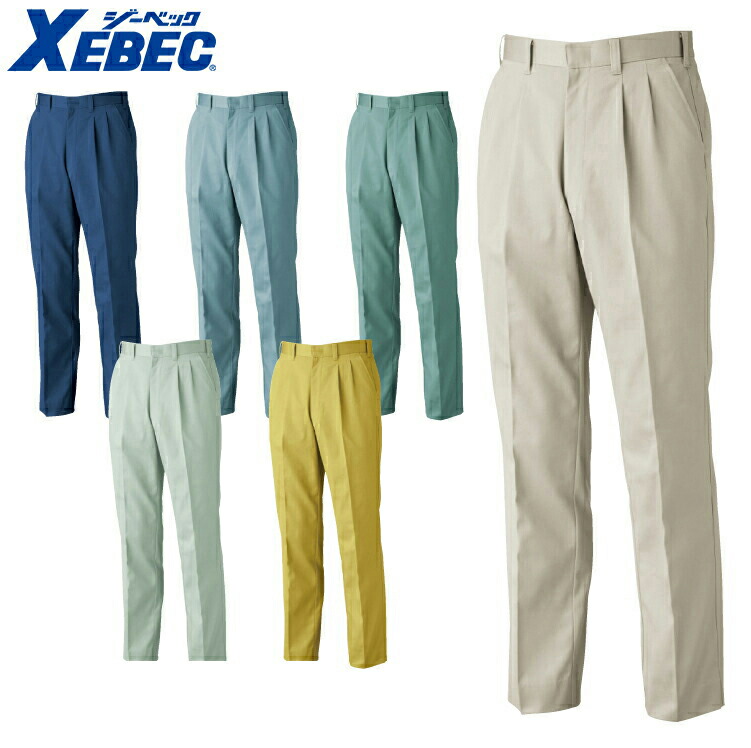 【楽天市場】XEBEC 9192 PETスラックス 小さめサイズ 普通サイズ 【 作業服 作業着 ジーベック】：ワークハンター楽天市場店