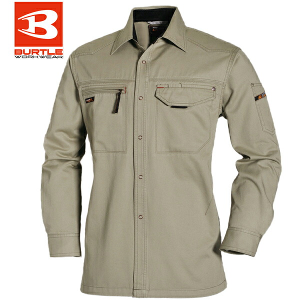 【楽天市場】バートル ワークウェア 長袖 シャツ あったかい 秋冬作業服 作業着 BURTLE 1315 刺繍 ネーム刺繍：お洒落な作業服ワークストリートG