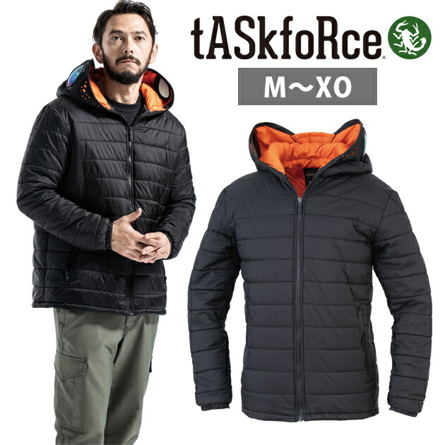 【楽天市場】M～EL tASkfoRce 防寒作業服 防寒着 フルフェイスパーカー 00403：お洒落な作業服ワークストリートG