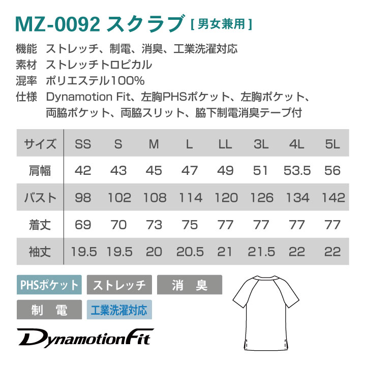 【楽天市場】【スクラブ上下セット 即日出荷】ミズノ MIZUNO スクラブ 【 MZ-0092 MZ-0093】 白衣 医療 レディース メンズ ユニフォーム 制服 ナース 看護師 医者 ...
