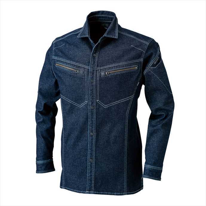 【楽天市場】TS DESIGN (TSデザイン) 長袖シャツ ネイビー 5115 2002 作業服 ユニフォーム 藤和：WORK TRUST