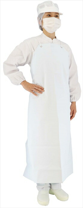 【楽天市場】エプロン シェフメイト CHEFMATE ターポリン 胸付エプロン CF-401 ホワイト：WORK TRUST