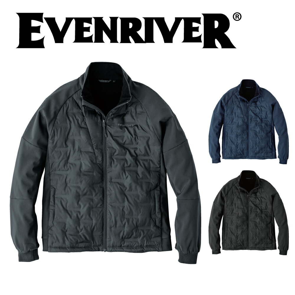 【楽天市場】イーブンリバー EVENRIVER クリンプドオーバージャケット R407 作業着 作業服 メンズ 男性用 軽防寒 ライトアウター 3L 4L：作業服のワークウェアオンライン