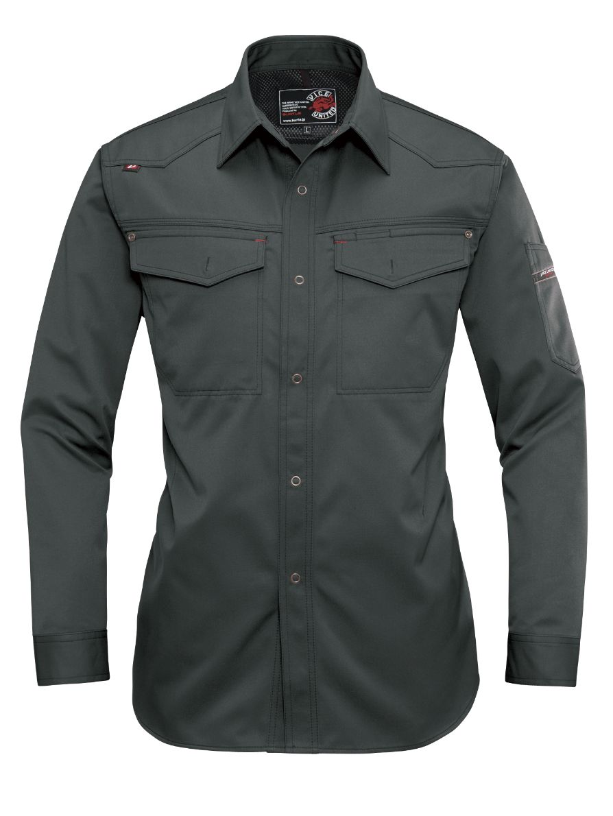 【楽天市場】burtle バートル 1205 長袖シャツ 作業服 作業着 仕事着 かっこいい ワークウェア 秋冬用：ワークフィットR 楽天市場店