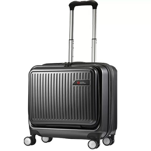 【楽天市場】【42L】スイスミリタリー SM-C318 18in スーツケース ダークグレー 耐久 軽量 知的 カジュアル 360°回転 小回り SWISS MILITARY 18in ...