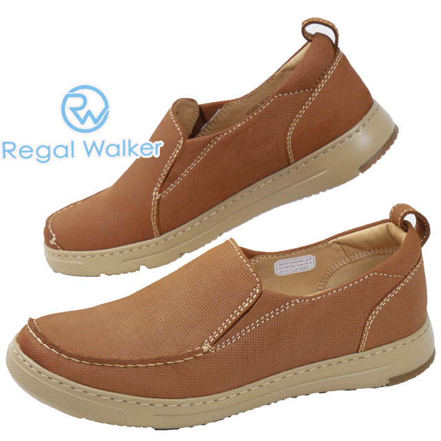 【楽天市場】リーガルウォーカー スリッポン フラットスリップオン ローカット レディース カジュアルシューズ ゆったり ワイズ3E 4E 調節可能 本革 HC41 レッドブラウン 靴 送料無料 ...