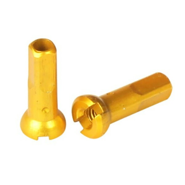 【楽天市場】サピム アルミニップル (14G/100ケ) イエロー(ゴールド)：ワールドサイクル