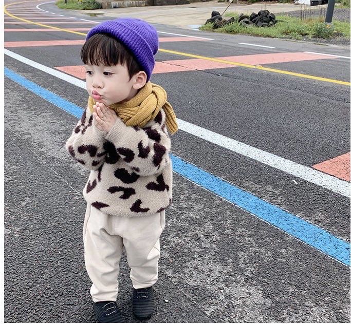 【楽天市場】ニットセーター キッズ 子供服 トップス セーター ニット 厚手裏起毛 暖か カジュアル 女の子 秋冬 秋服 冬服 ヒョウ柄 ...