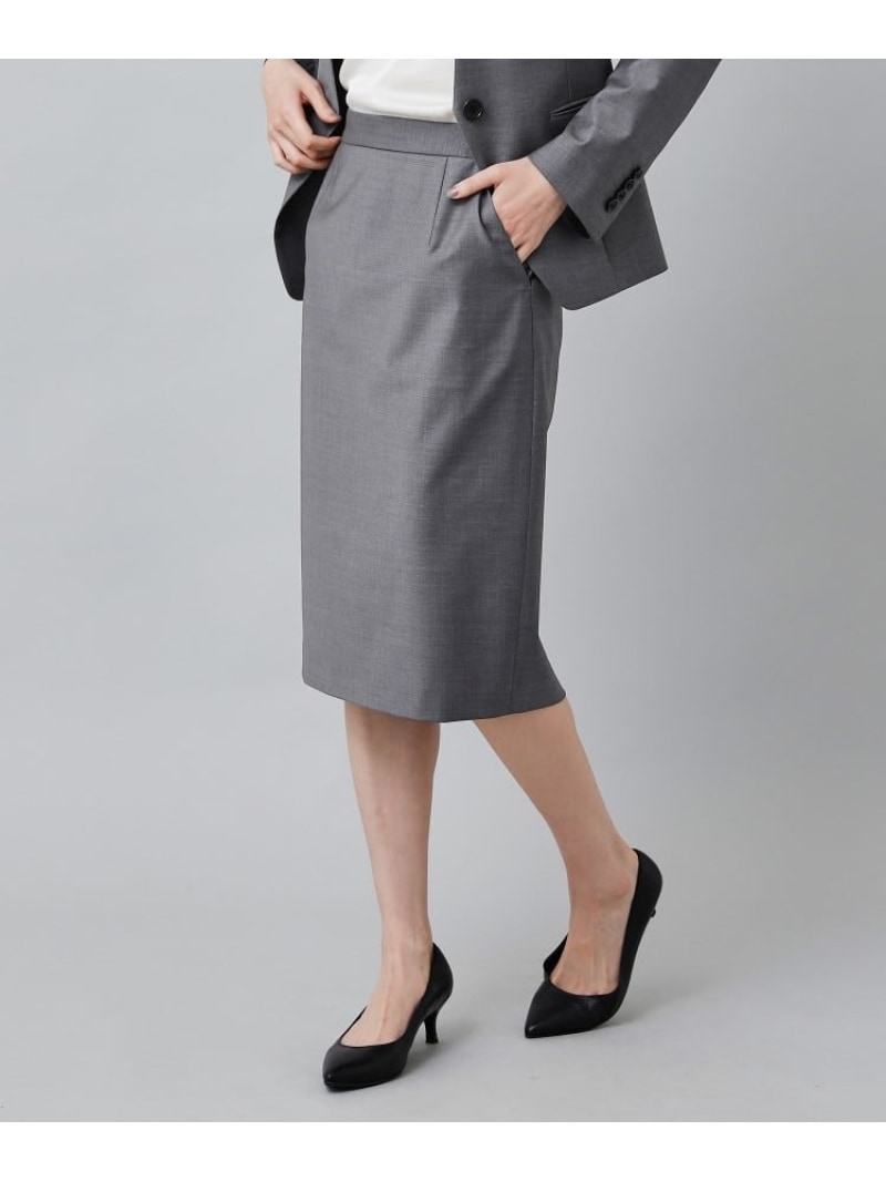 【楽天市場】【SALE／70%OFF】 【セットアップ可能】ウーステッドストレッチ タイトスカート UNTITLED アンタイトル スカート ...