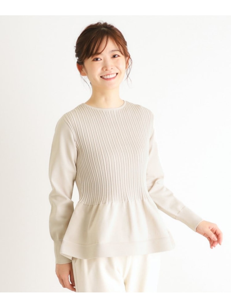 【楽天市場】【SALE／55%OFF】【リサイクル糸ECOPET使用】ペプラムプルオーバー LAURA ASHLEY ローラ アシュレイ ...