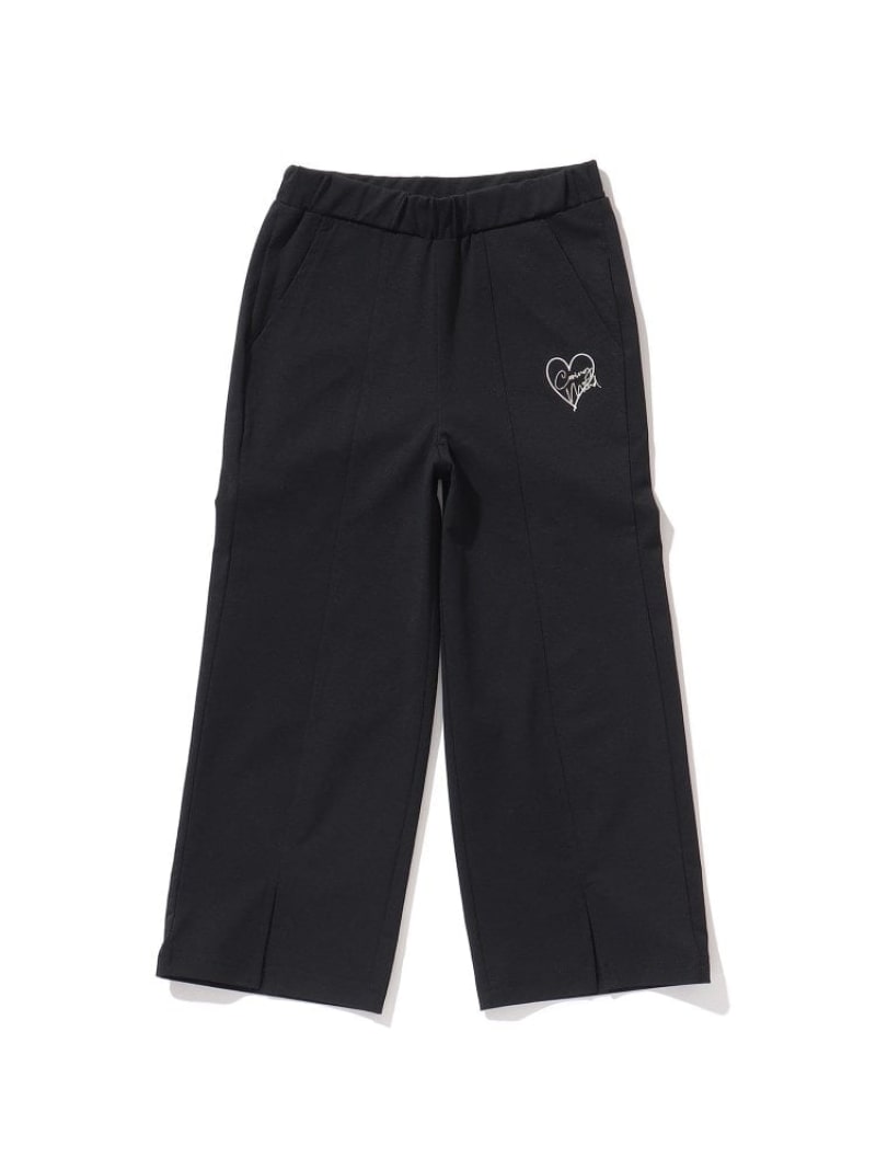 【楽天市場】【110-140cm】センター切替裾スリットパンツ SHOO・LA・RUE シューラルー パンツ その他のパンツ ブラック ...